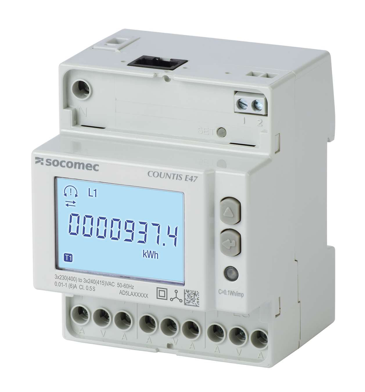 ENERGY METER COUNTIS E41 3PH CT-1/5A 2T PULSE - Energolukss